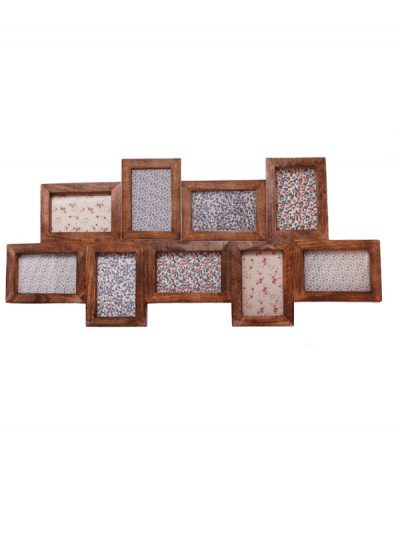 Sass & Belle 9 Photo Wood Multi Frame | Homeware | Bennetts of Derby